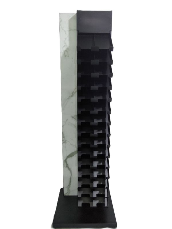 Floorstanding Porcelain Panel Tile Display Stand Tower Holder Stone ...